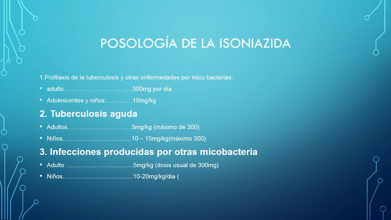 Medicamento ISONIAZIDA - YouTube