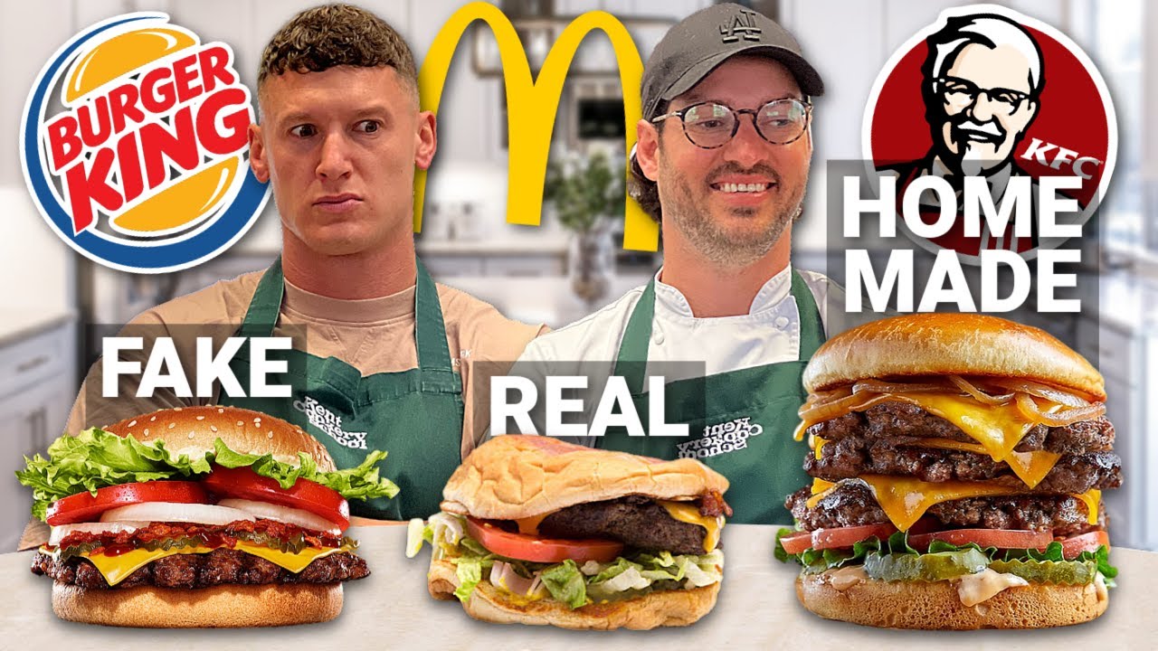 Recreating Popular Fast Food ft. Professional Chef - YouTube