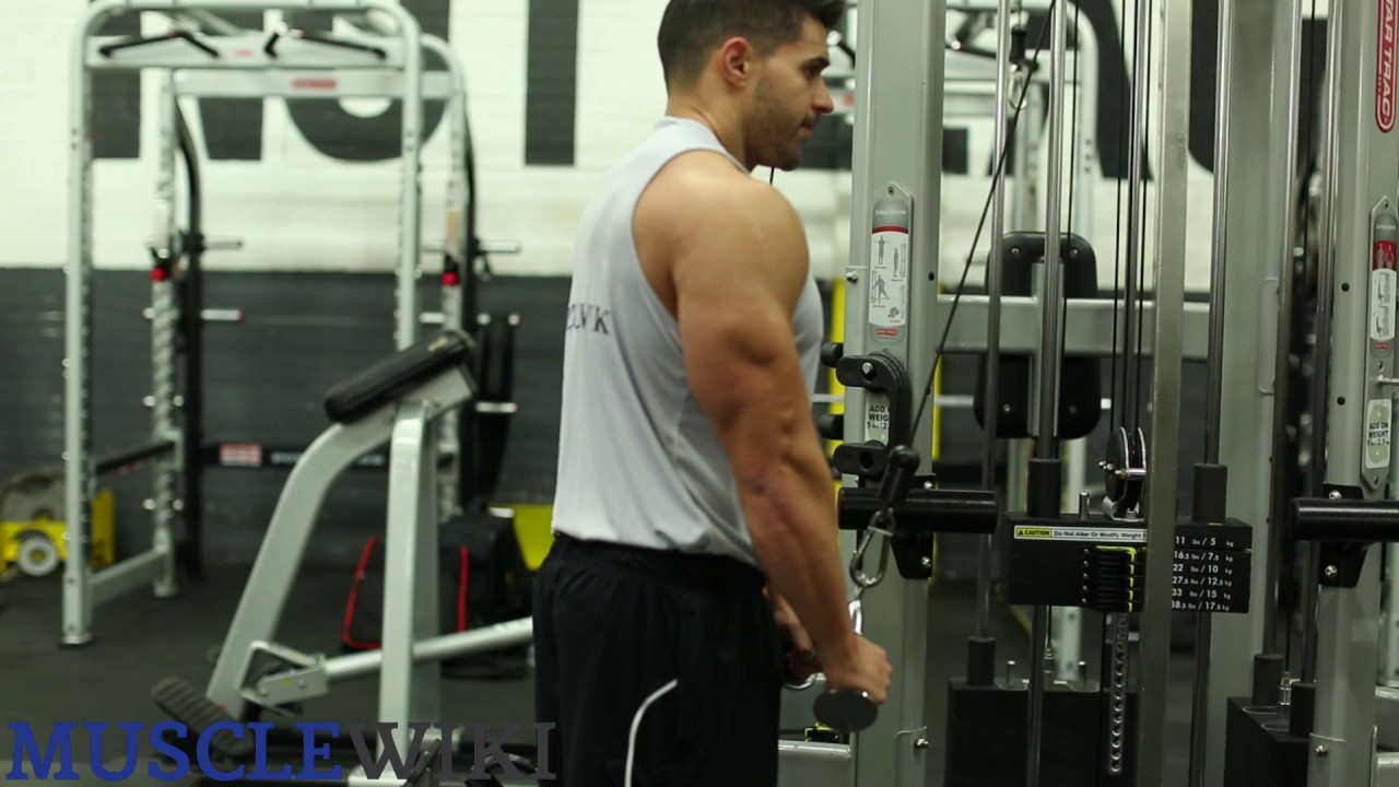 How to do Cable Push Downs - YouTube