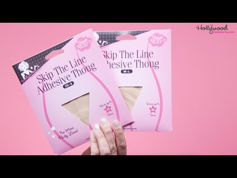 Skip The Line Adhesive Thong