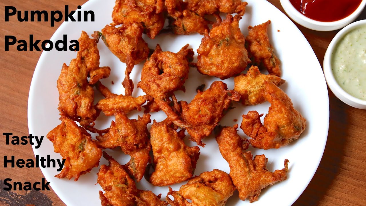 Pumpkin Onion Pakoda Recipe | Pumpkin Onion Pakora | Pakoda Recipes ...