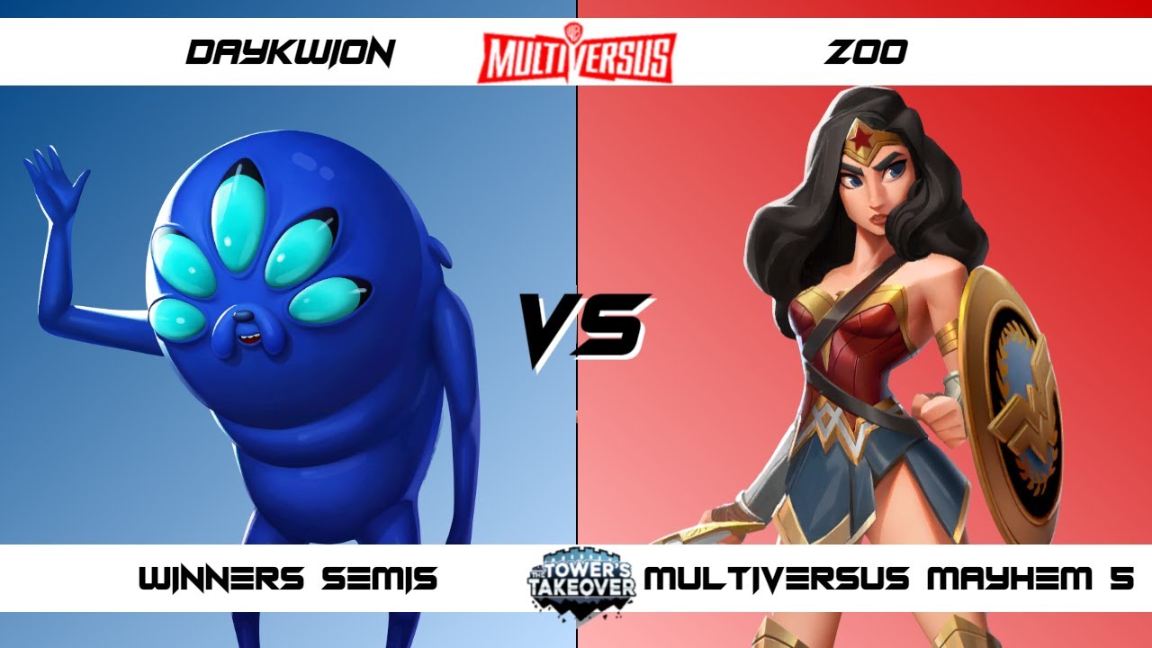 MultiVersus Mayhem 5 Winners Semis Daykwion (Jake) vs Zoo (Wonder Woman ...