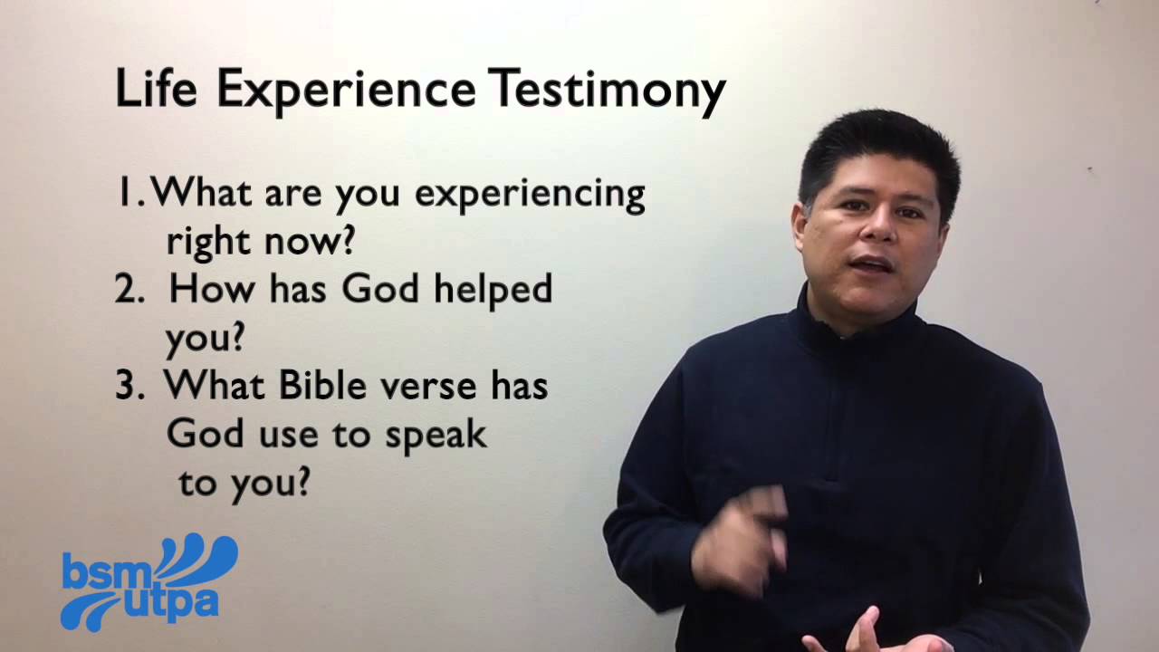 How to Share Your Testimony - YouTube