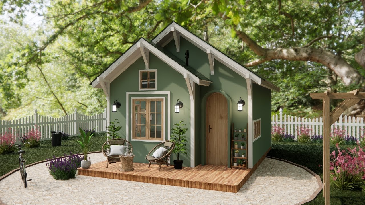 Inside a 16x25 ft (5x7 m) Tiny House | Smart & Cozy Space Design Tour ...