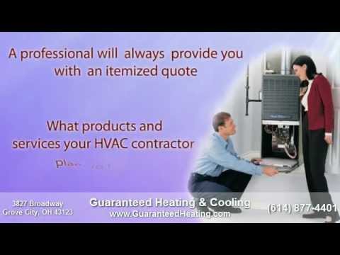 Guaranteed Heating & Cooling - HVAC servicing Grove City OH - YouTube