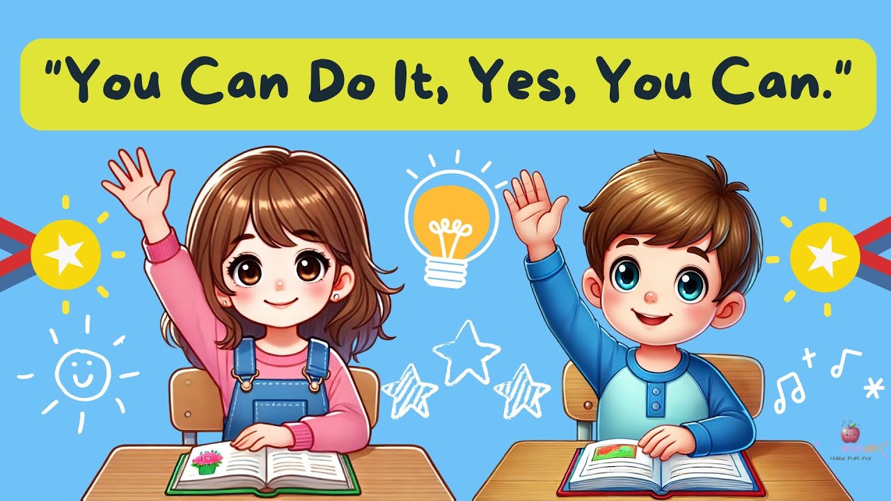 You Can Do It, Yes you can | Kids Motivational Song | BooBooABC | # ...