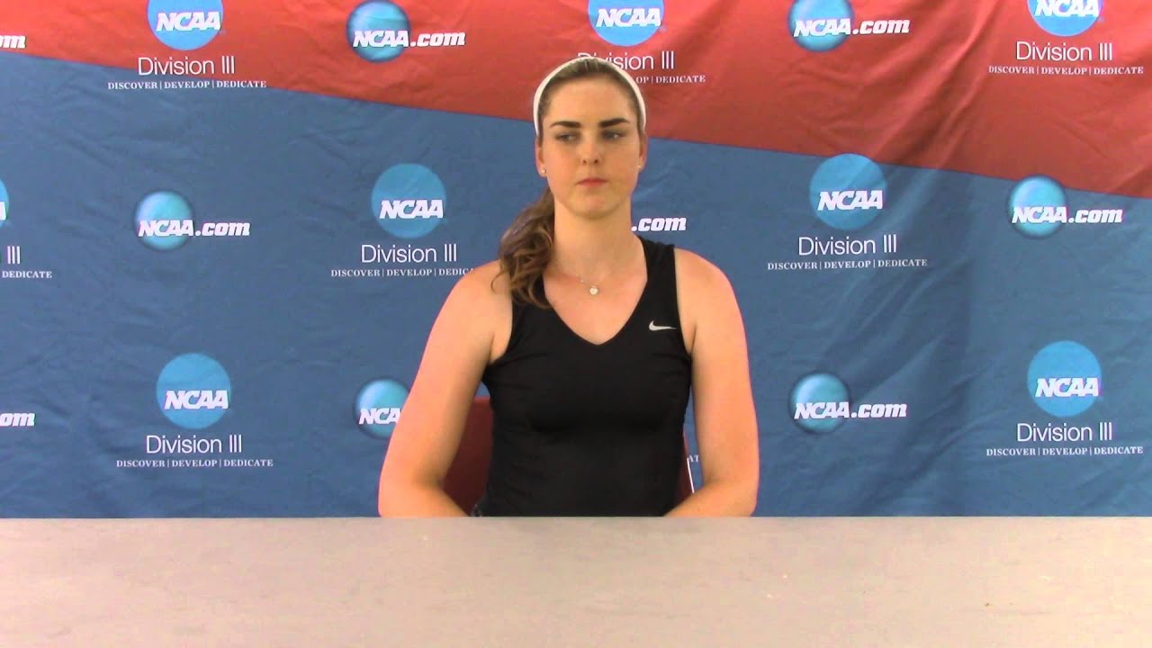 Jordan Brewer (Amherst) Postmatch Interview (Women's Singles Final-5/24 ...
