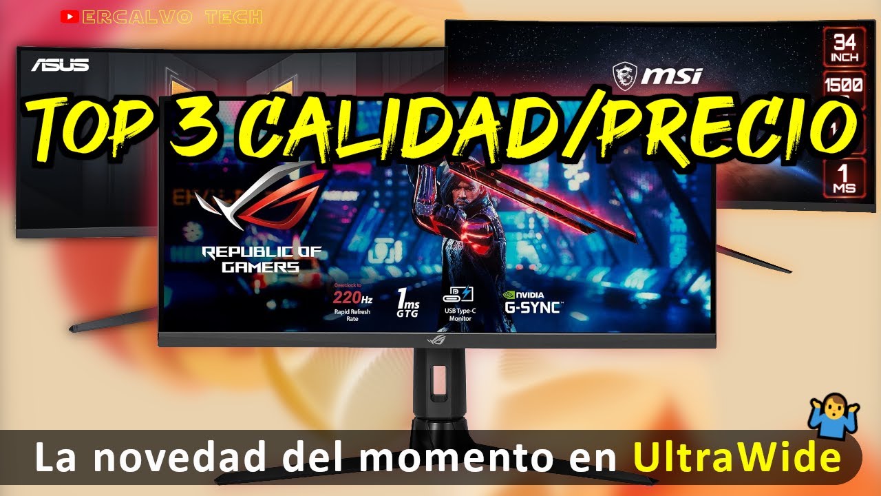 Top 3 Mejores monitores UltraWide calidad precio 2025 ️ Experiencia ...