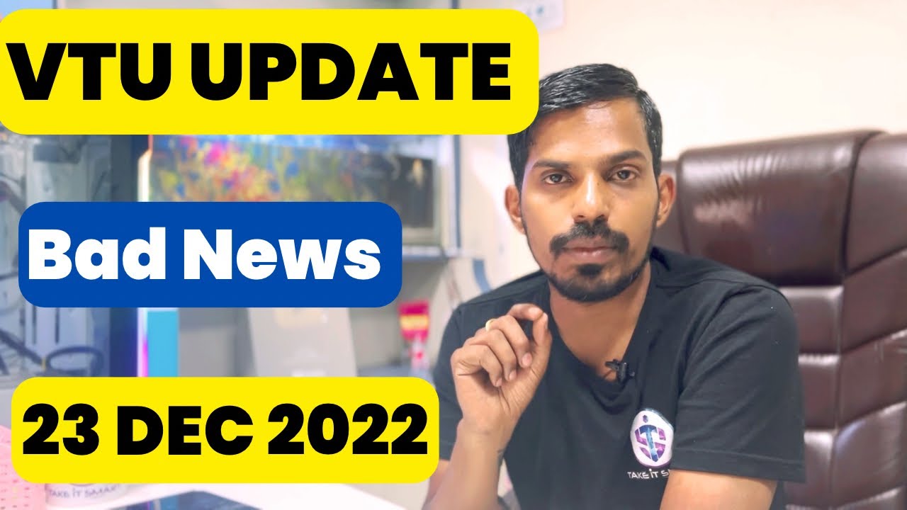 VTU UPDATE TODAY: 23 December 2022 | #vtu #vtuupdatetoday2022 # ...