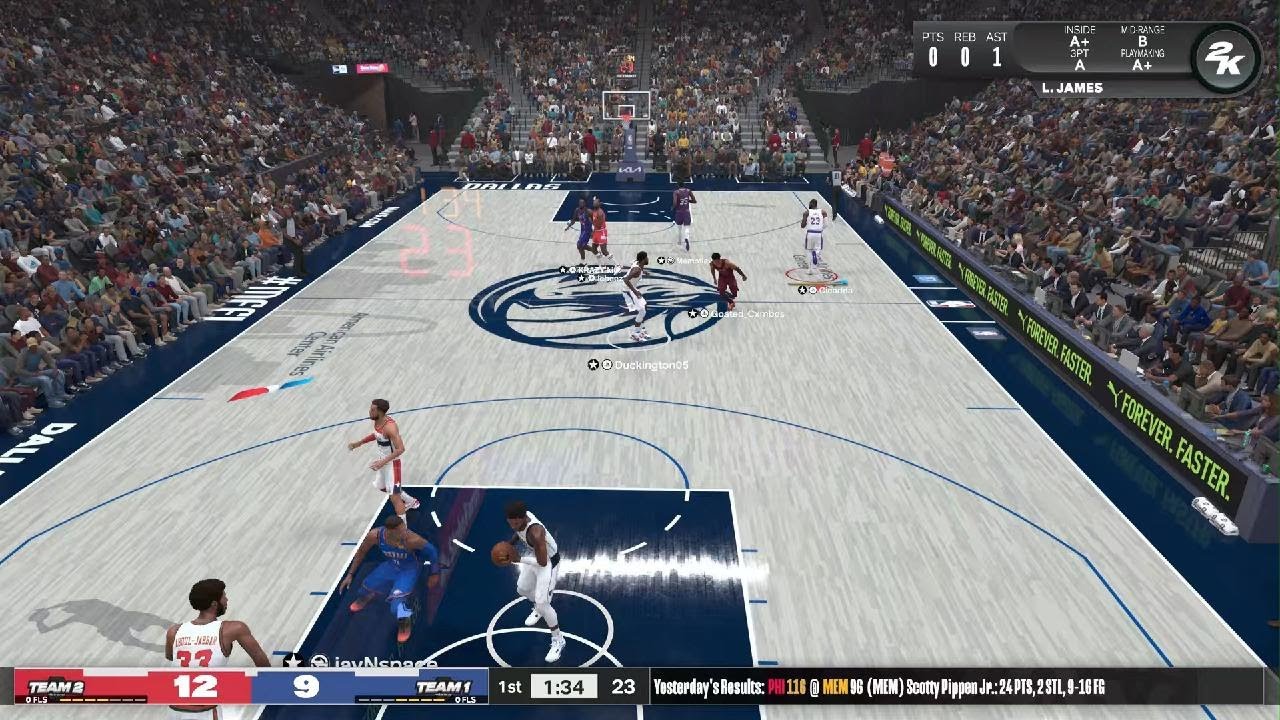 Lebron James 43,6,8,6. Nba 2K24 player control - YouTube