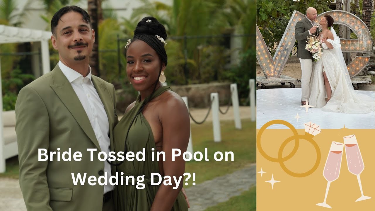 The Bride Was Thrown In The Pool On Her Wedding Day! 🫢 What Would You ...