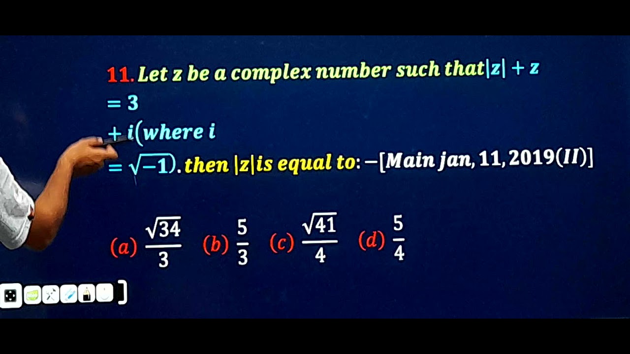 jee mains complex number solution - YouTube