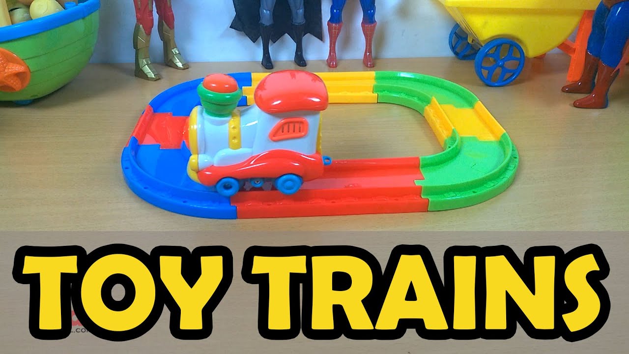 Toy Trains for Kids video: Unboxing Construction Model Railway Toy ...