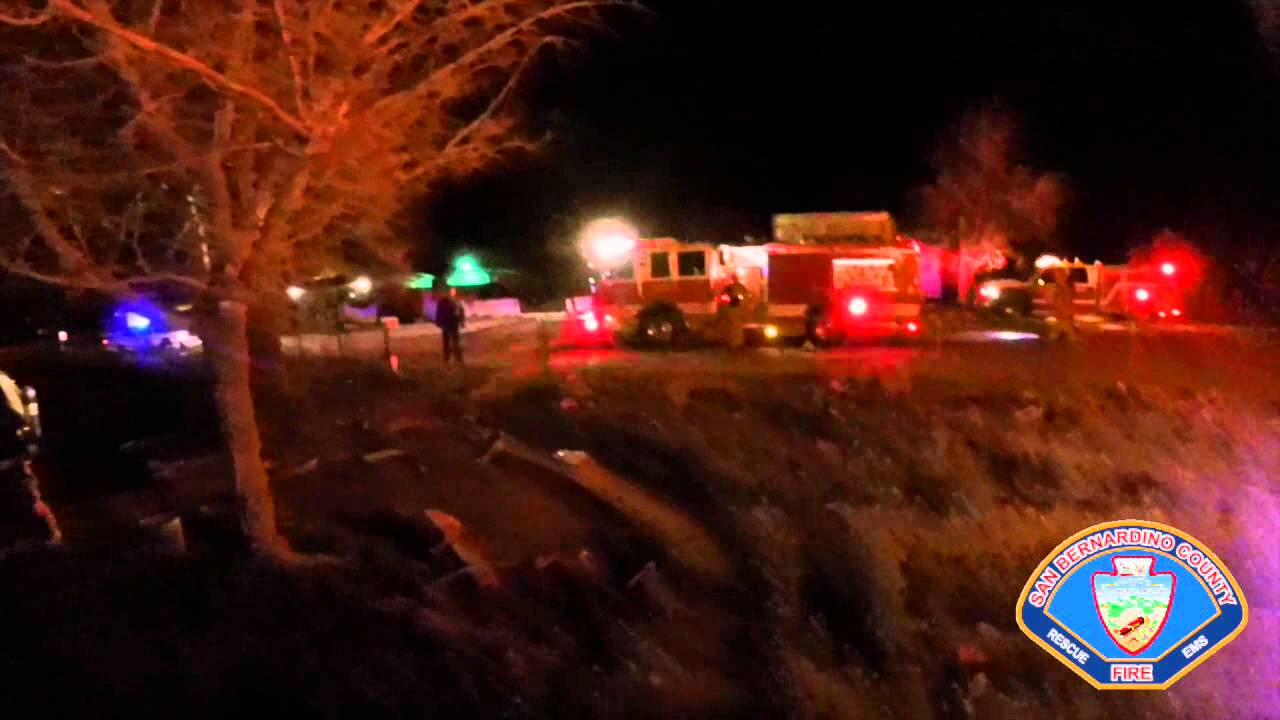 SBCOFD Structure Fire Division 2 City of Adelanto Lee Ave. - YouTube