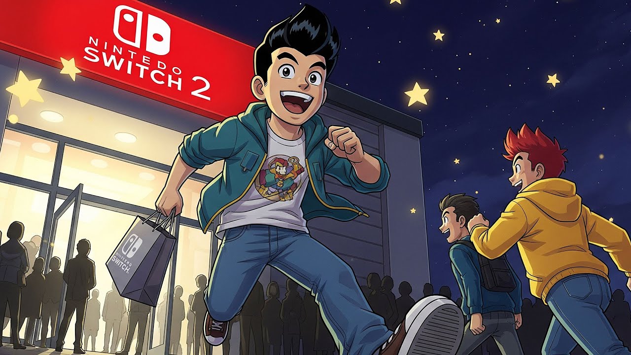 I Went To The Midnight Launch To Pick Up My Nintendo Switch 2! - YouTube