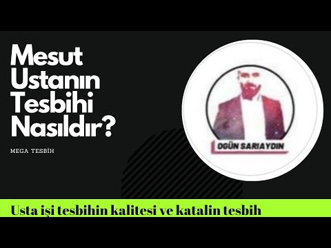Mesut Ustanın Tesbihi|Usta İşi Tesbihin Kalitesi|Katalin Tesbih