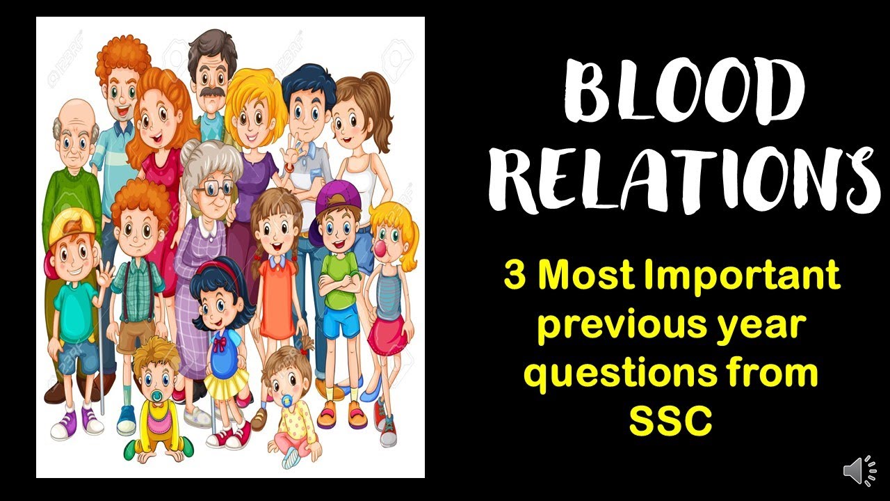 VERBAL REASONING | Blood Relations | 3 Most Important Questions - YouTube