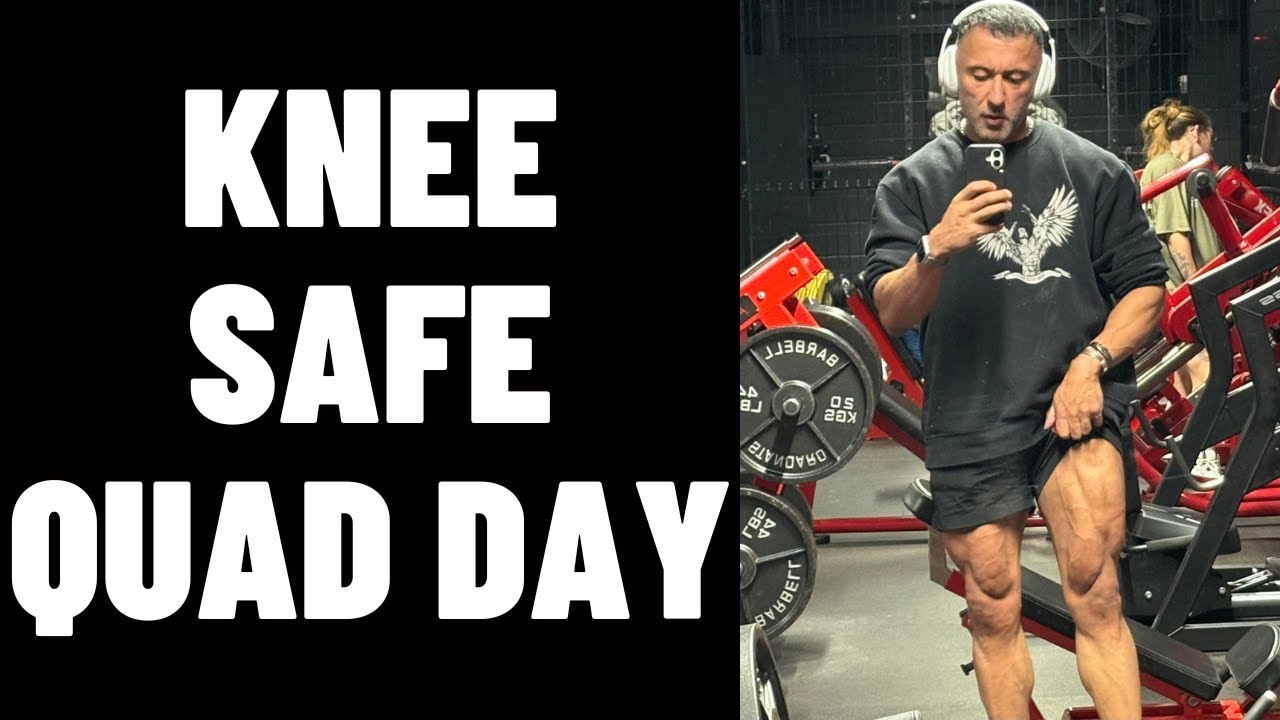 Knee Safe Leg Day + Commentary - YouTube