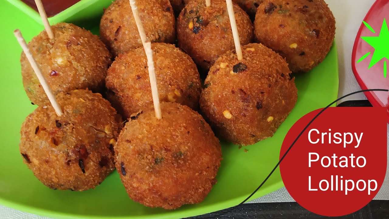 Potato Lollipop Recipe | Quick Snacks Recipe | Easy Snacks Recipe ...