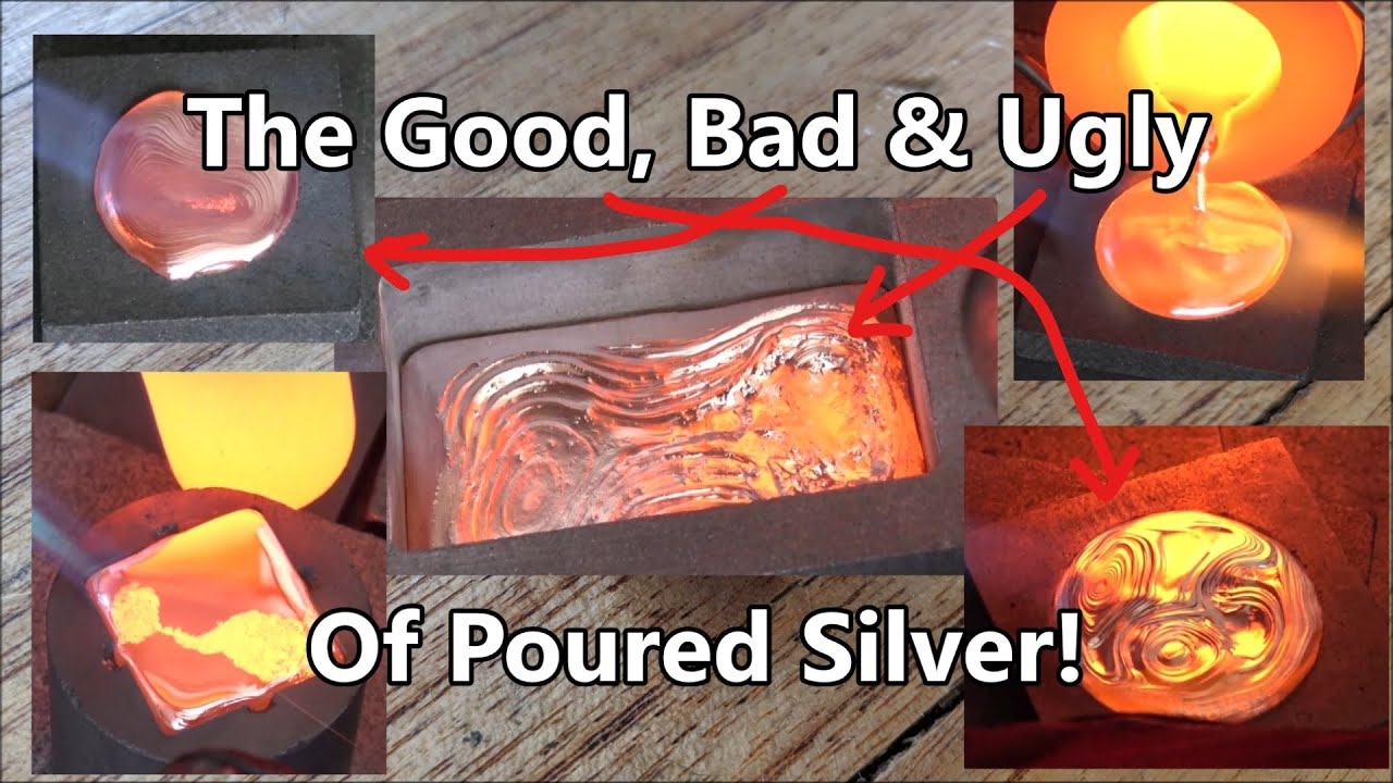 Pouring Molten Silver at Home doesn't always go very well | The Good ...
