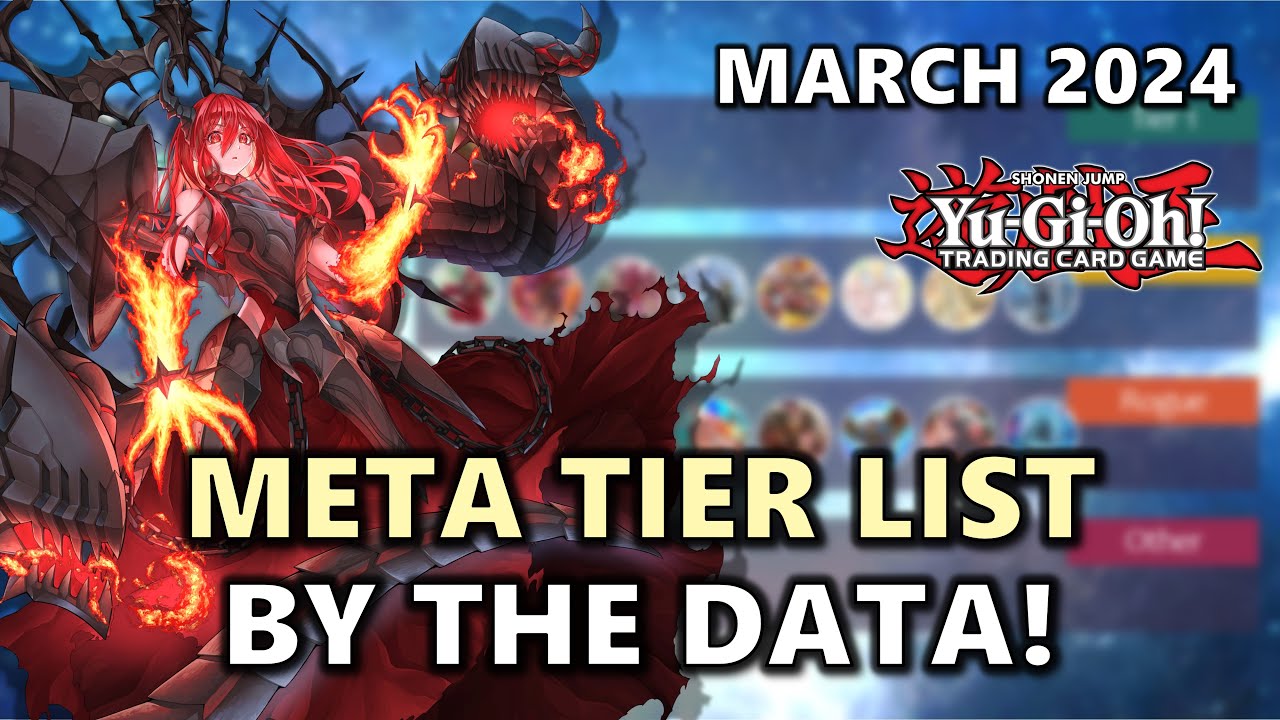 March 2024 Meta Tier List by the Data POST YCS Vegas!| Best Meta and ...