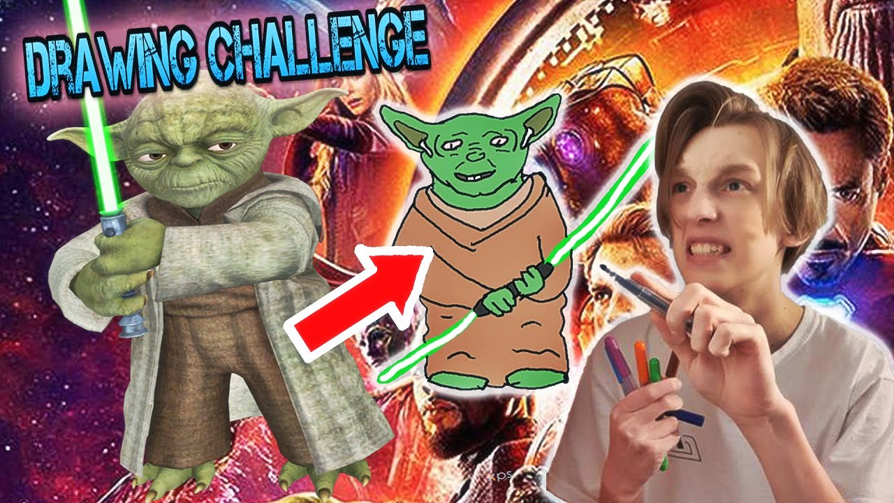 Drawing Video Game Characters From Memory - Drawing Challenge #1 - YouTube