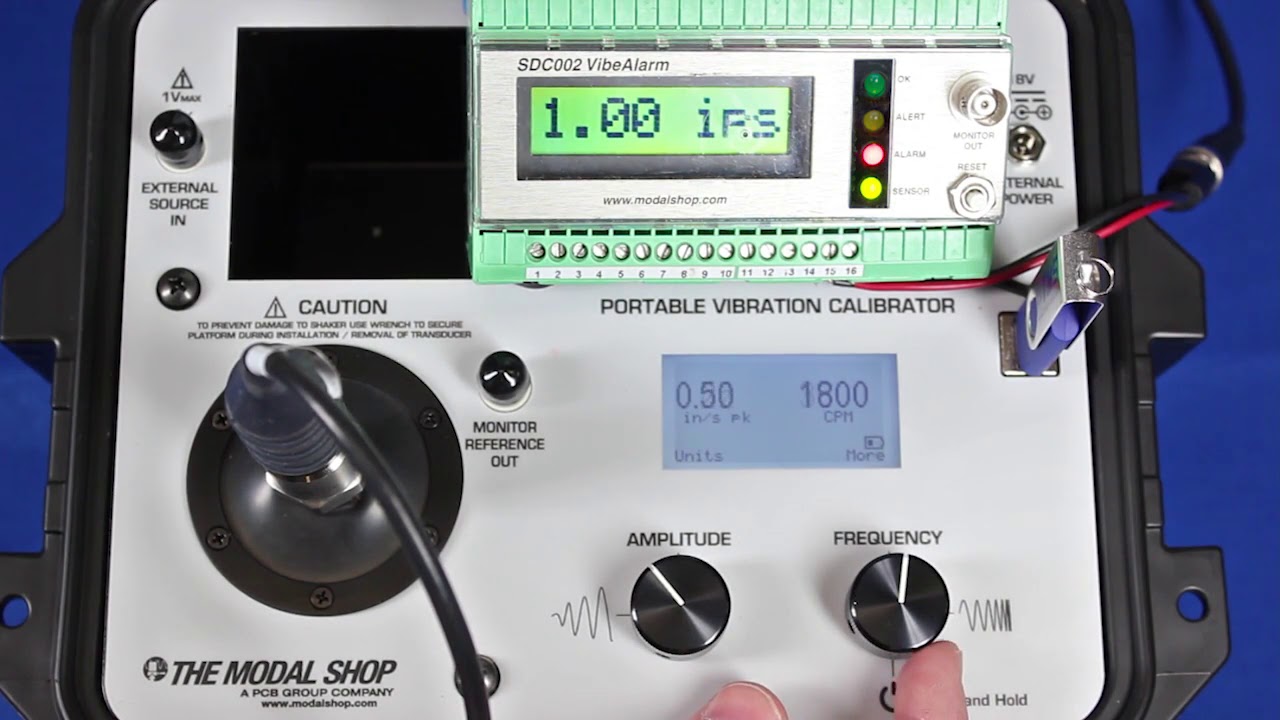 API 670 Compliant Loop Check Testing with Portable Shaker Table - YouTube