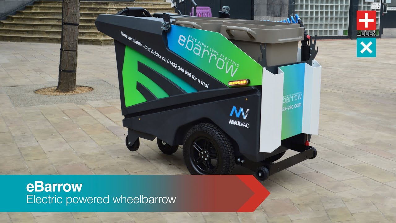 e-Barrow - Electric Powered Wheelbarrow - YouTube