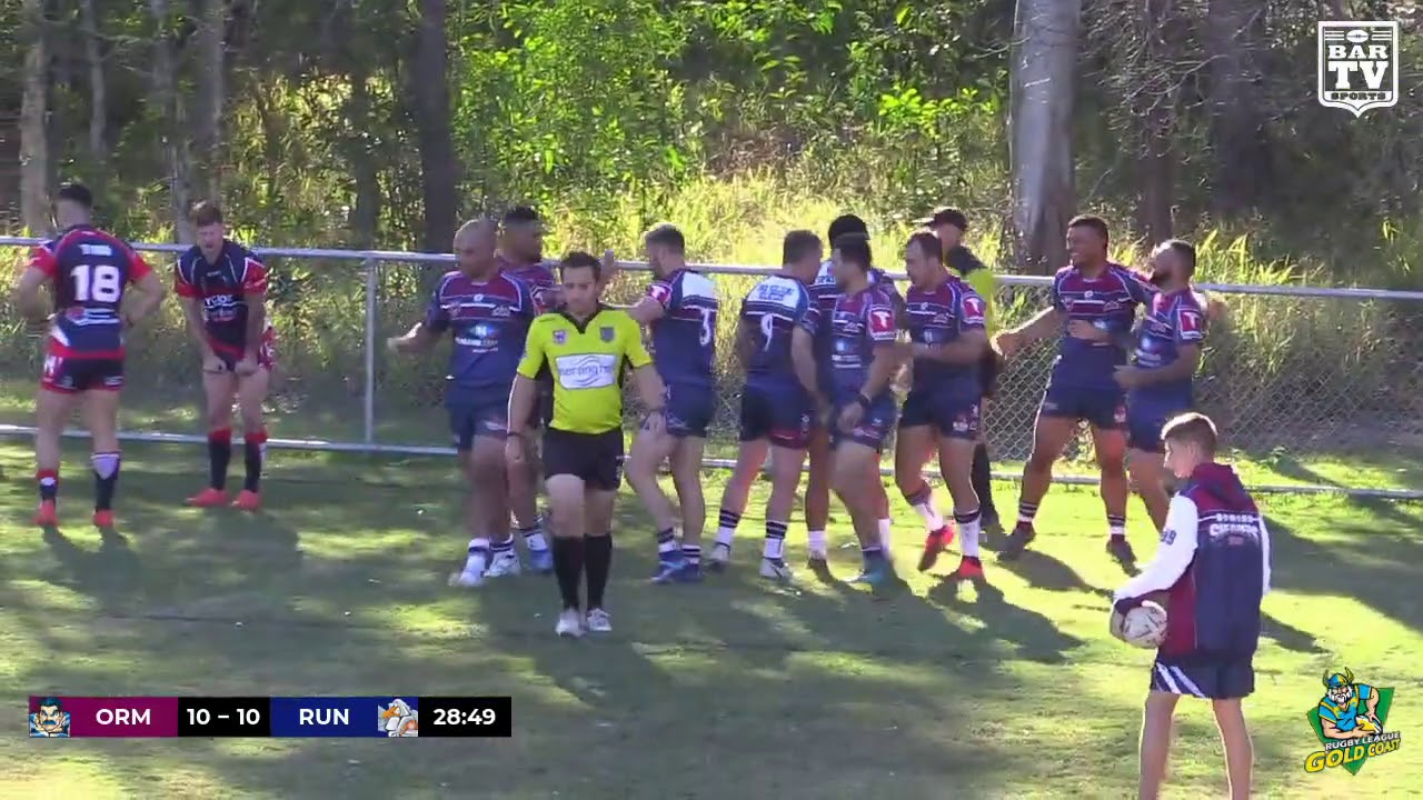 2020 Rugby League Gold Coast A Grade Highlights Ormeau vs Runaway Bay ...