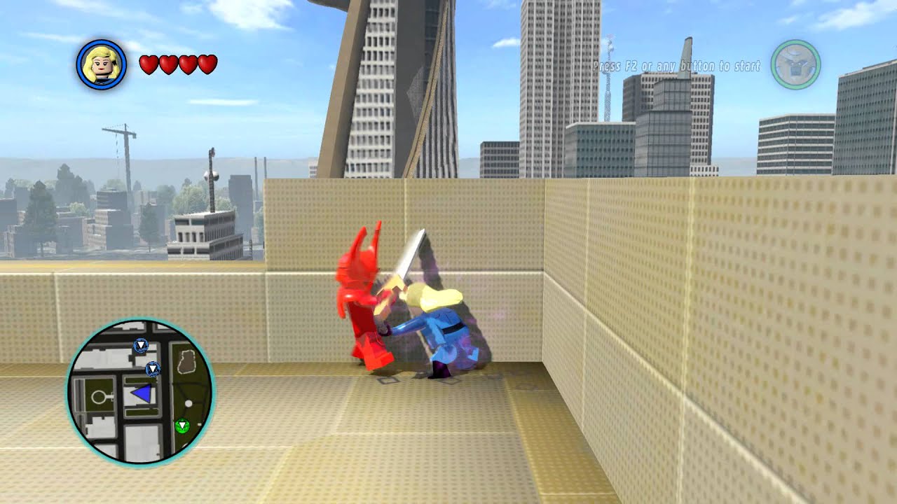 LEGO MARVEL Super Heroes - Invisible Woman Kills Heimdall (1080p) - YouTube
