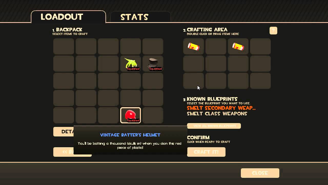 TF2 Crafting : Crafting a Bonk Helm. - YouTube