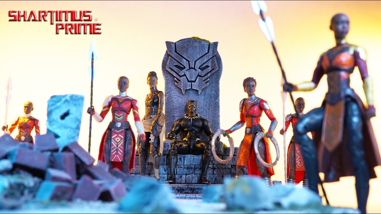 Wakanda Women Forever - Marvel Legends Black Panther Display - ACBA ...