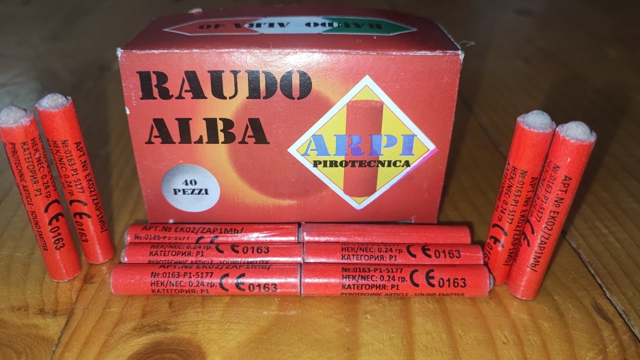 REVIEW+TEST PETARDE RAUDO ALBA-ARPI 2023-2024 - YouTube