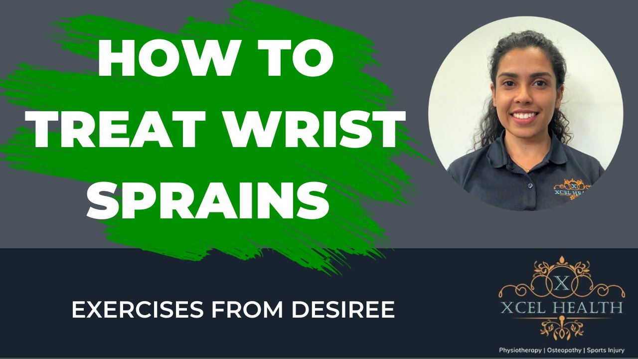 How to Treat Wrist Sprains. Exercises from Desiree - YouTube