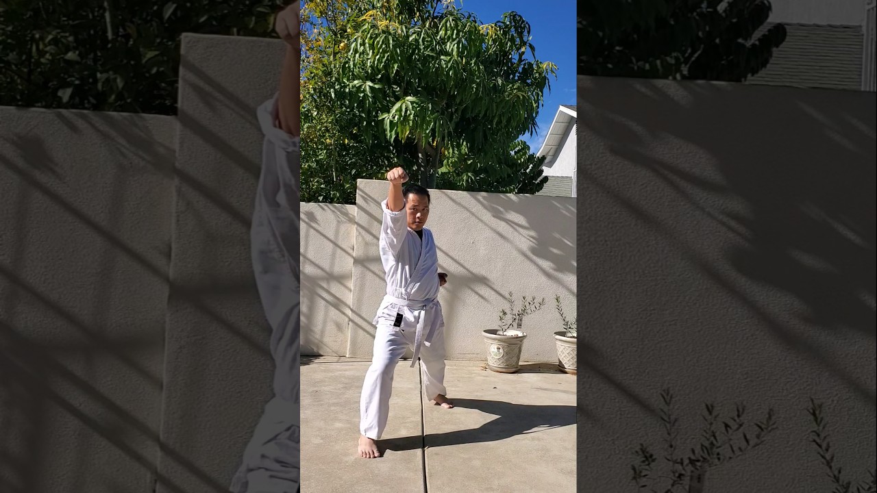 Block Jab punch Reverse punch - YouTube