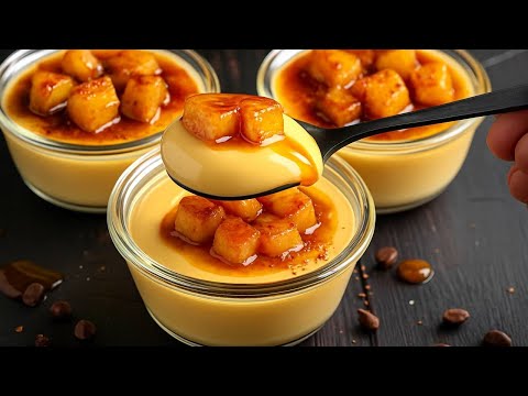 SADECE SÜT VE ELMA! En lezzetli İtalyan tatlısı 5 dakikada! Fırınlama gerektirmez! Kandırmak!