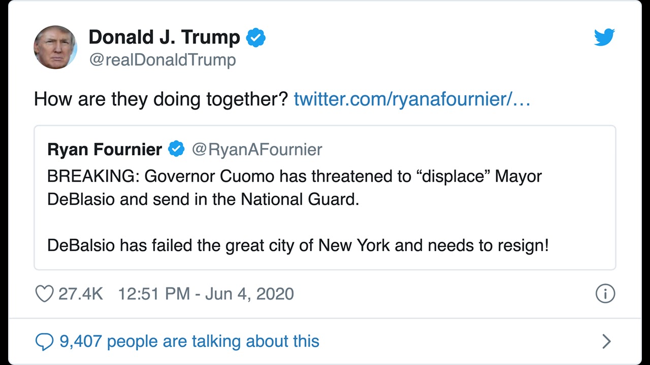 Tweets from Donald Trump - June 2020 - YouTube