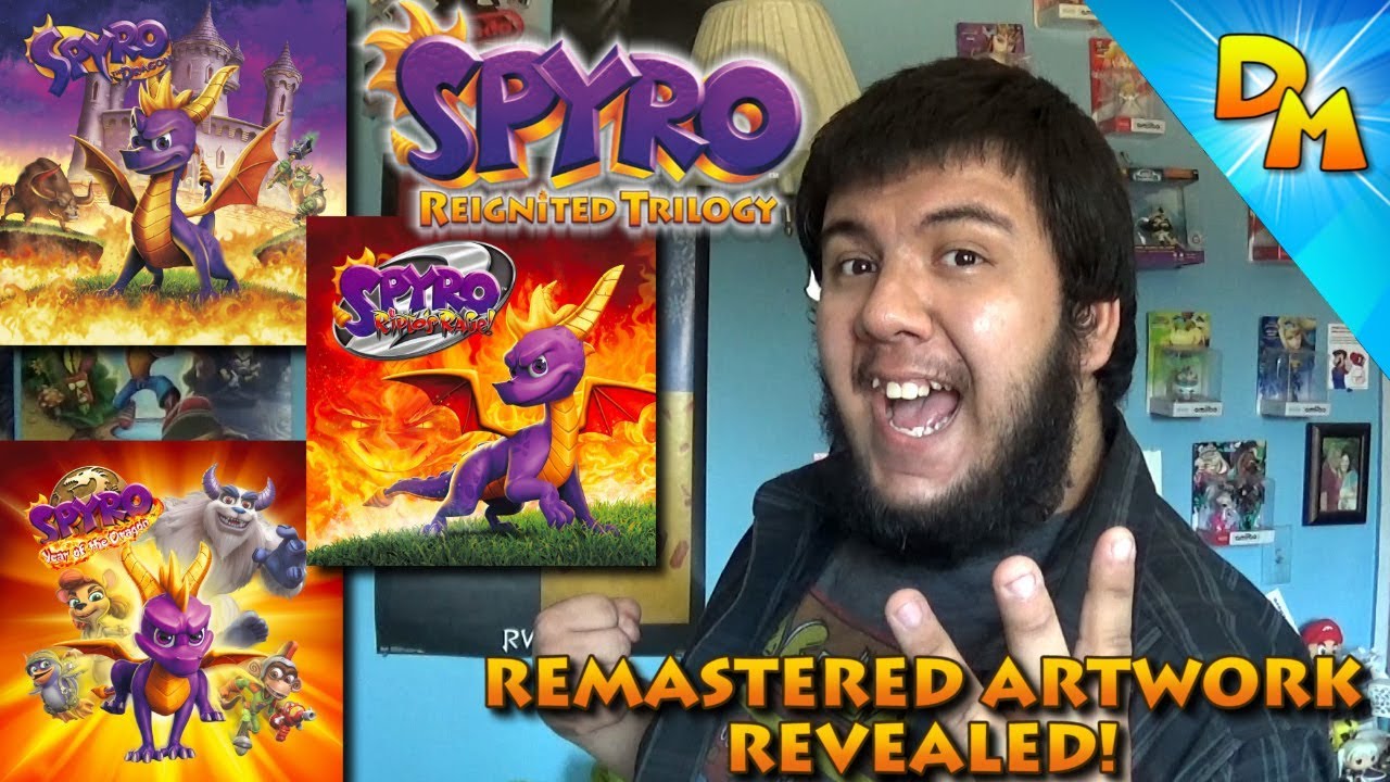 "Spyro: Reignited Trilogy:" Remastered Artwork Revealed! - YouTube