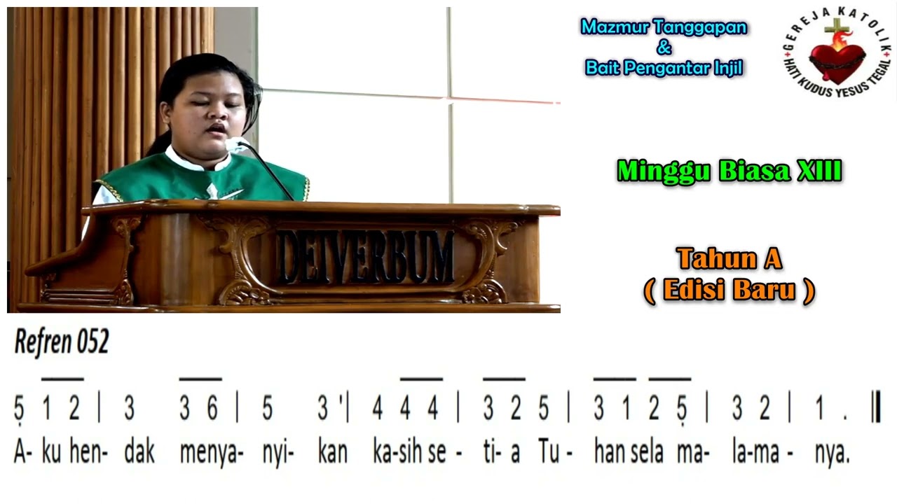 Mazmur Tanggapan And Bpi Minggu Biasa Xiii 2 Juli 2023 Acordes Chordify