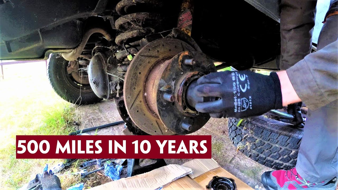 Rusty Brakes - Rear Axle Refurb Part 1 - YouTube