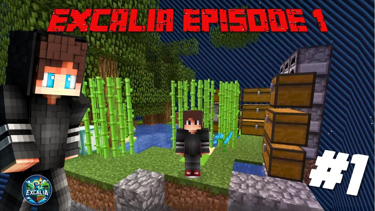 🌌 Mes Débuts d'Aventure sur Excalia Skyblock 🌟 - Épisode 1 - YouTube