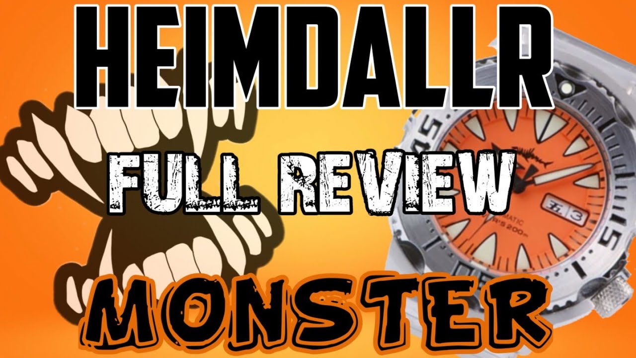 ⭐Heimdallr Monster Review⭐ (OceanMonster) - Seiko Monster Homage - Full ...