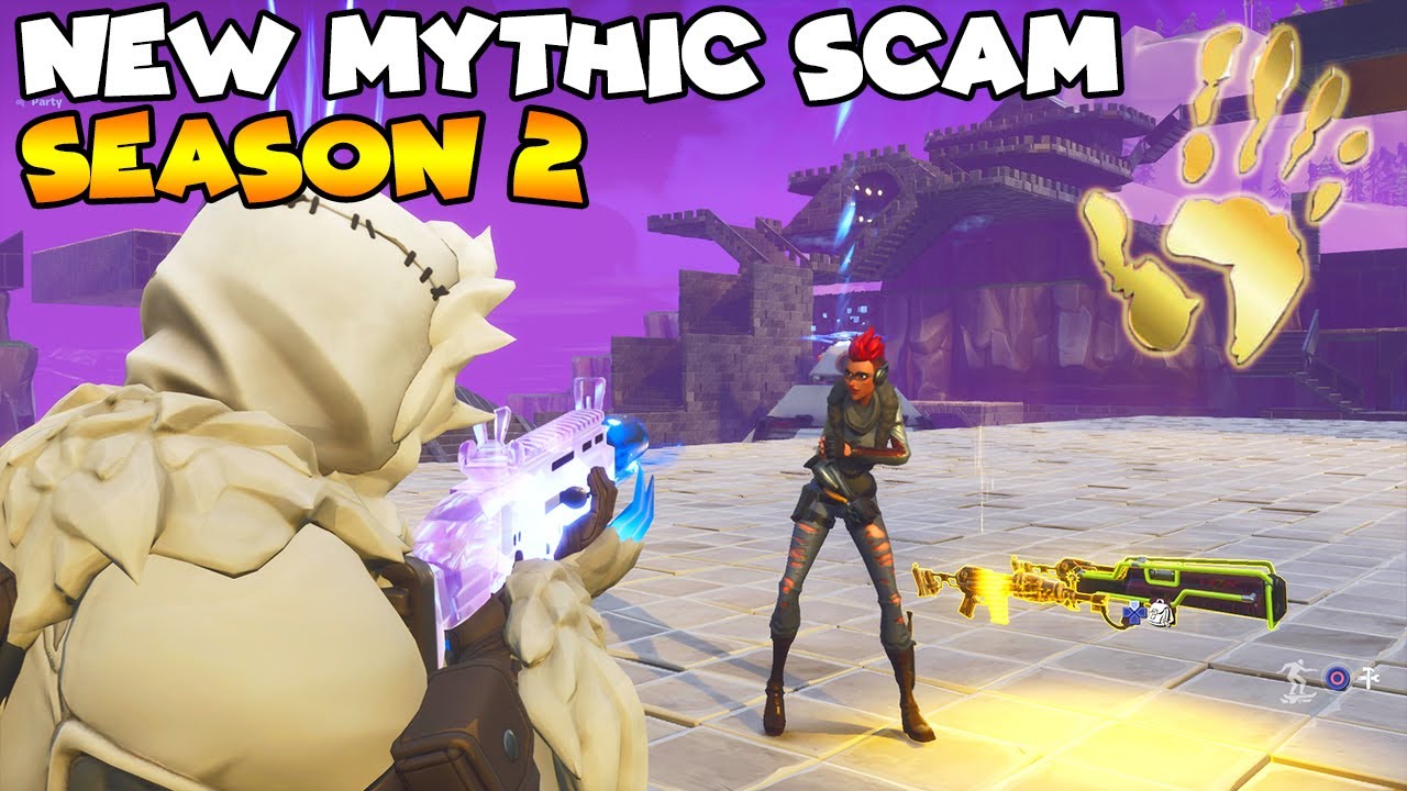 NEW MYTHIC SEASON 2 SCAM ! 💯😱 (Scammer Gets Scammed) Fortnite Save The ...