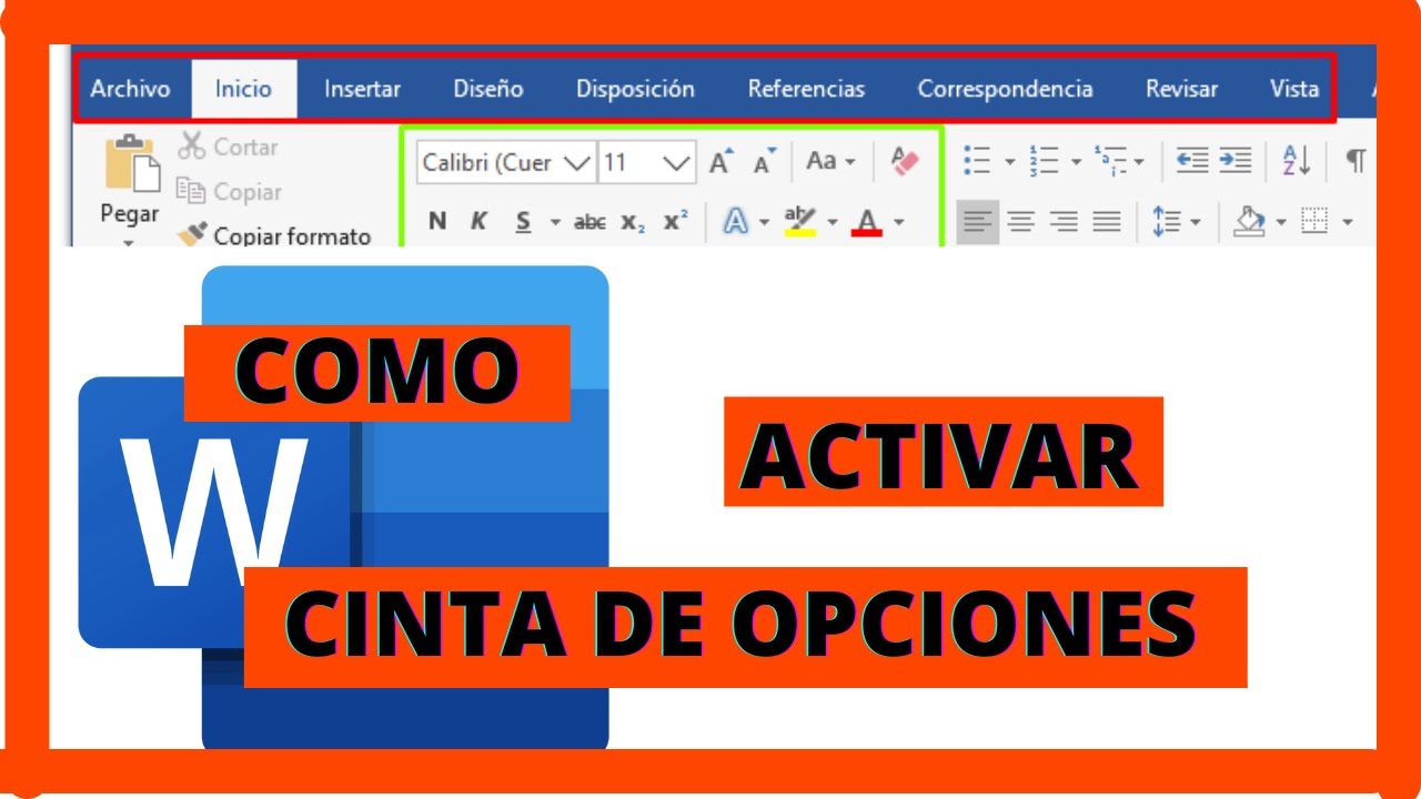 💻 ¡Adiós a la confusión! Descubre cómo activar la cinta de opciones de ...