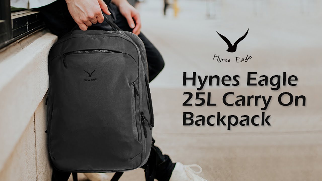 Hynes Eagle TSA Friendly Travel Backpack 25L Carry on Backpack - YouTube