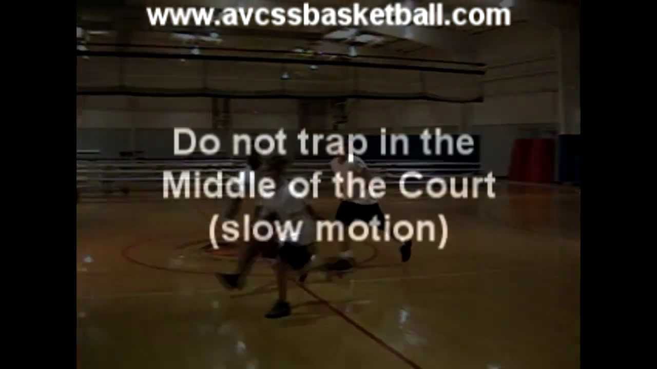 Keep the Ball out of the Middle of the Court - Youth Basketball Tip ...
