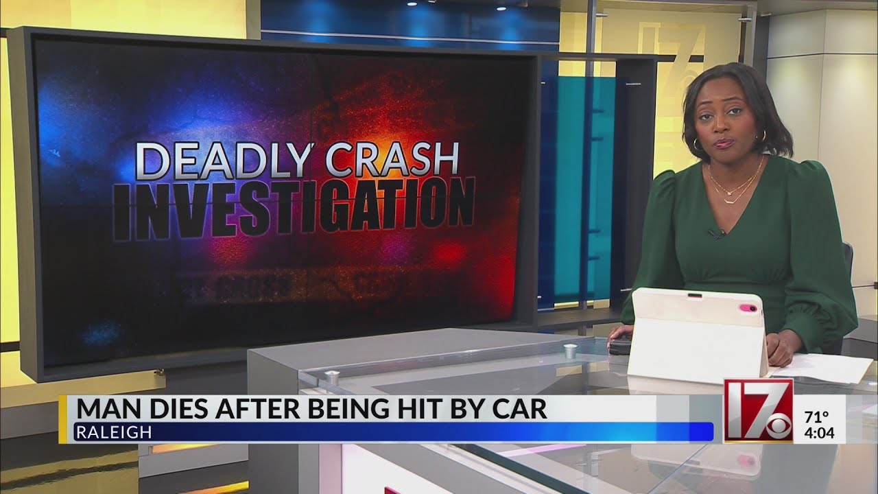 Man dies after being hit by car in Raleigh - YouTube