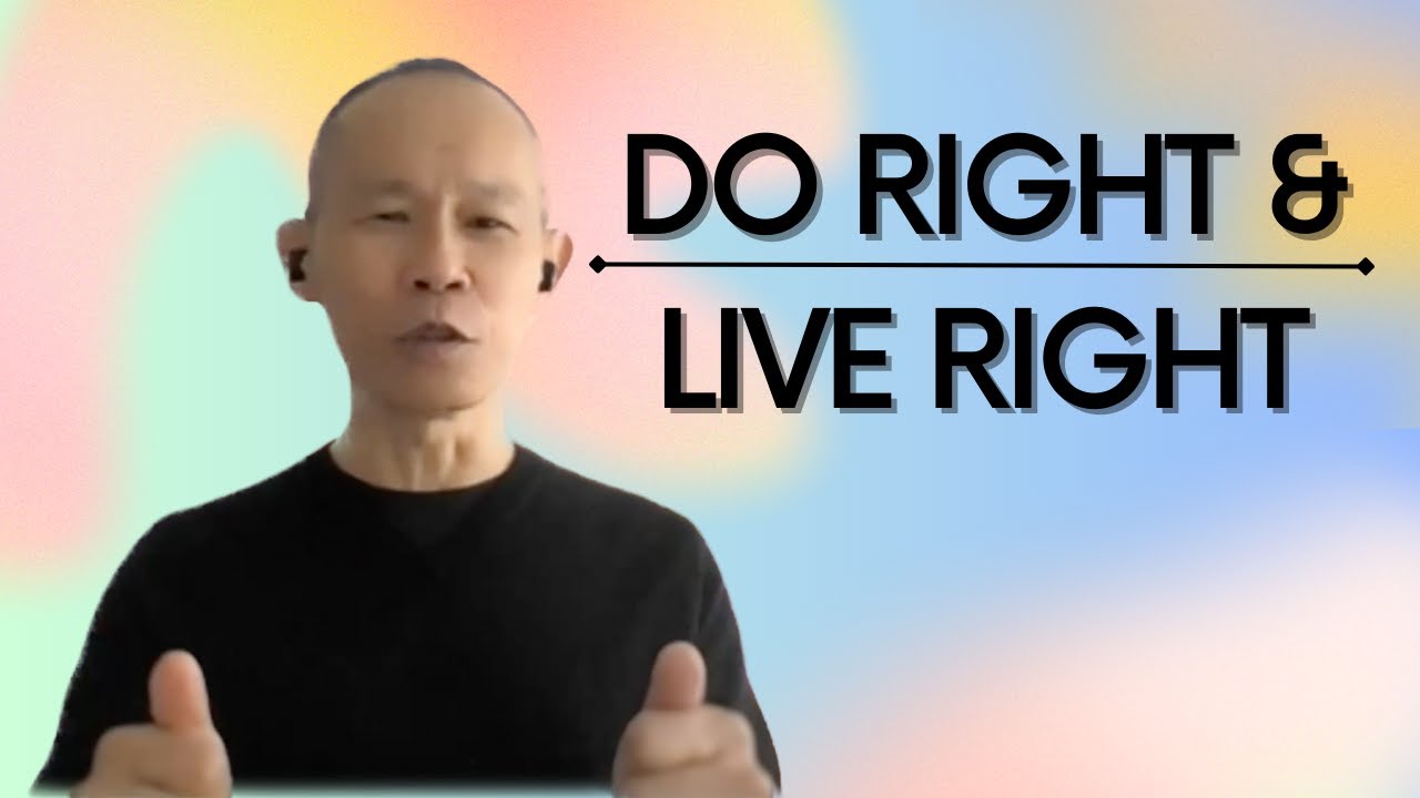 Do Right and Live Right | Rev Dr Stephen Tan | RiverChurch - YouTube