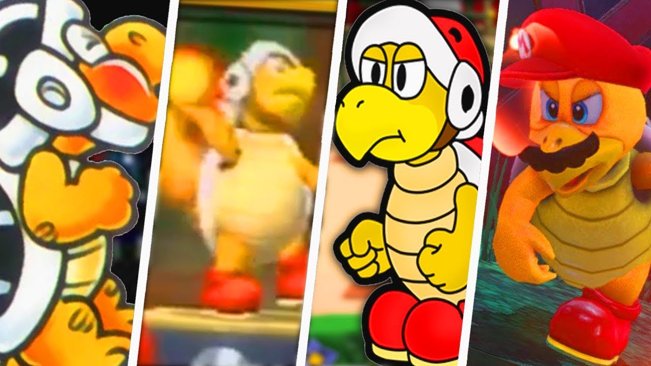 Evolution of Fire Bro in Super Mario Games (1988 - 2018) - YouTube