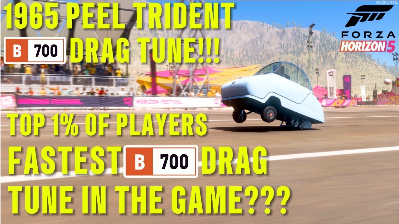 Fastest B700 Drag Car In the Game? - 1965 Peel Trident B700 Drag Tune ...